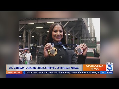 U.S. Gymnast Jordan Chiles stripped of Olympic bronze medal