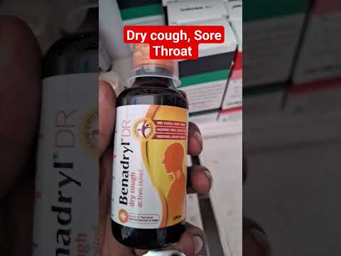 Benadryl DR syrup use in hindi | खांसी की दवा #drycough #cough