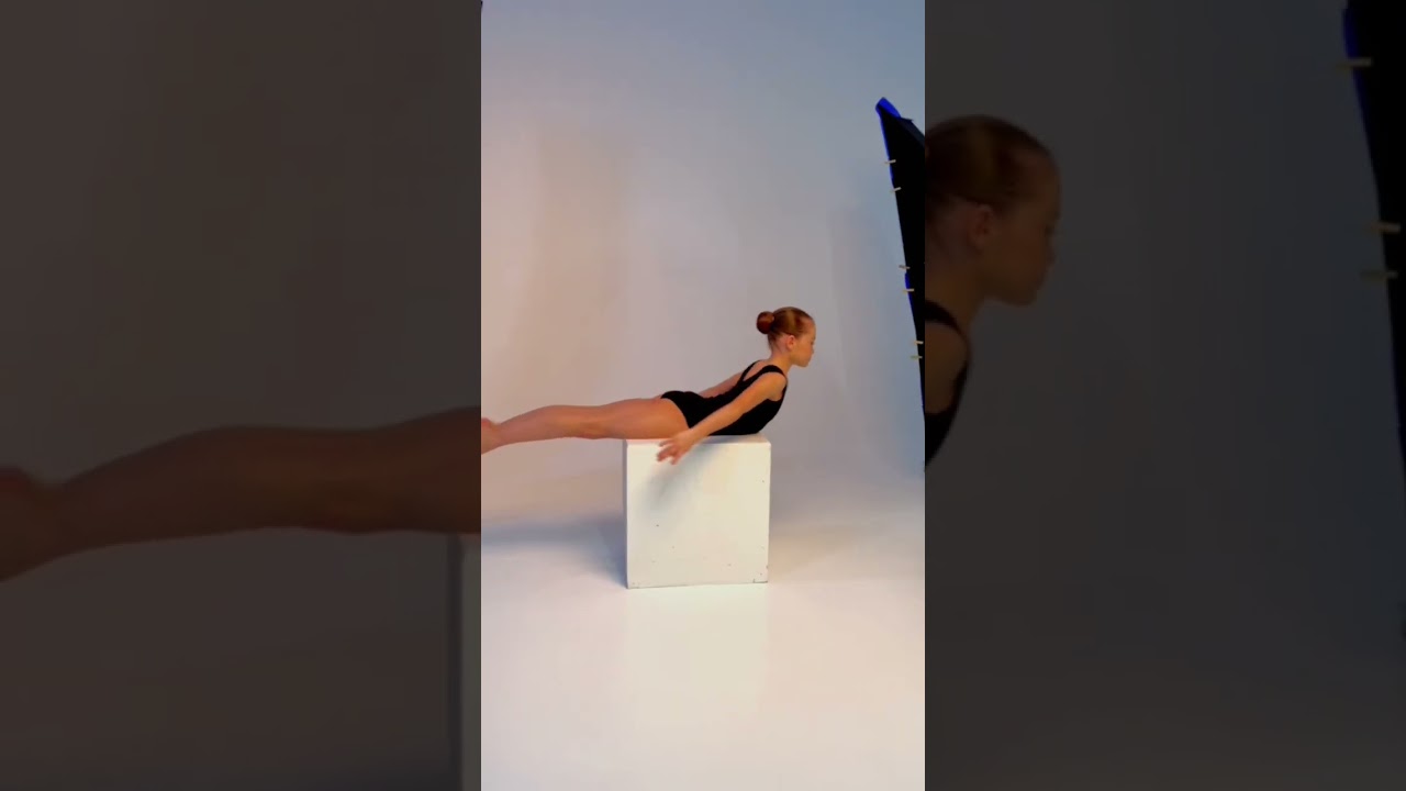 Beautiful gymnast Christine new photoshoot #photography #shorts #backstage