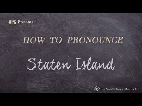 How to Pronounce Staten Island (Real Life Examples!)