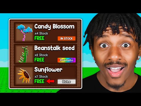 I Made EVERYTHING FREE in Roblox Grow A Garden