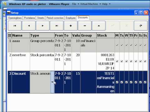 Horeca Bestel system met postcode tabel