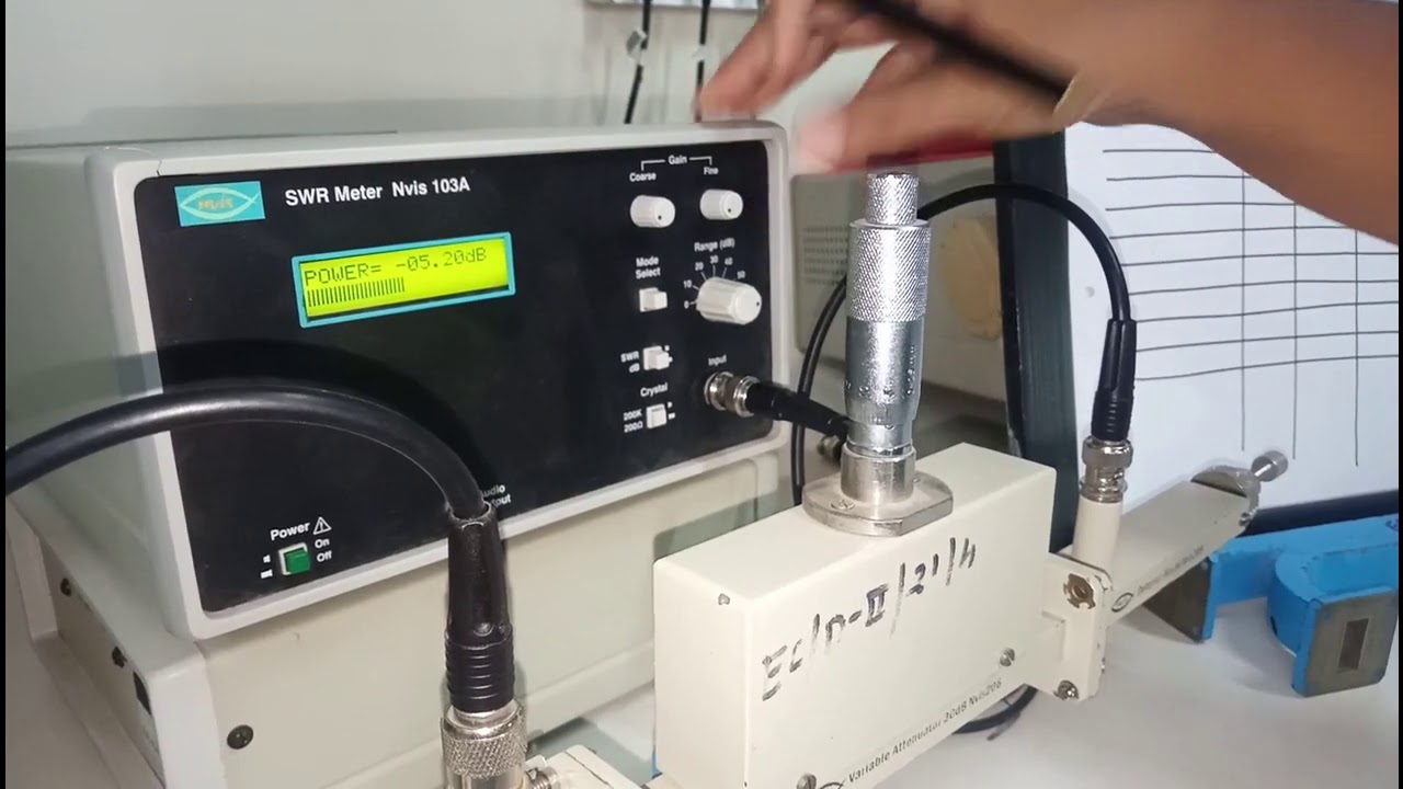 Microwave Engineering :  To Study and Measure Attenuation using Variable Attenuator.