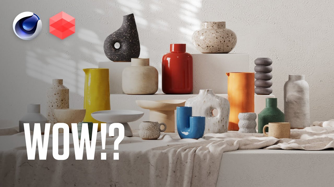 Lighting and Materials Tips from a Cinematic Pottery Render
