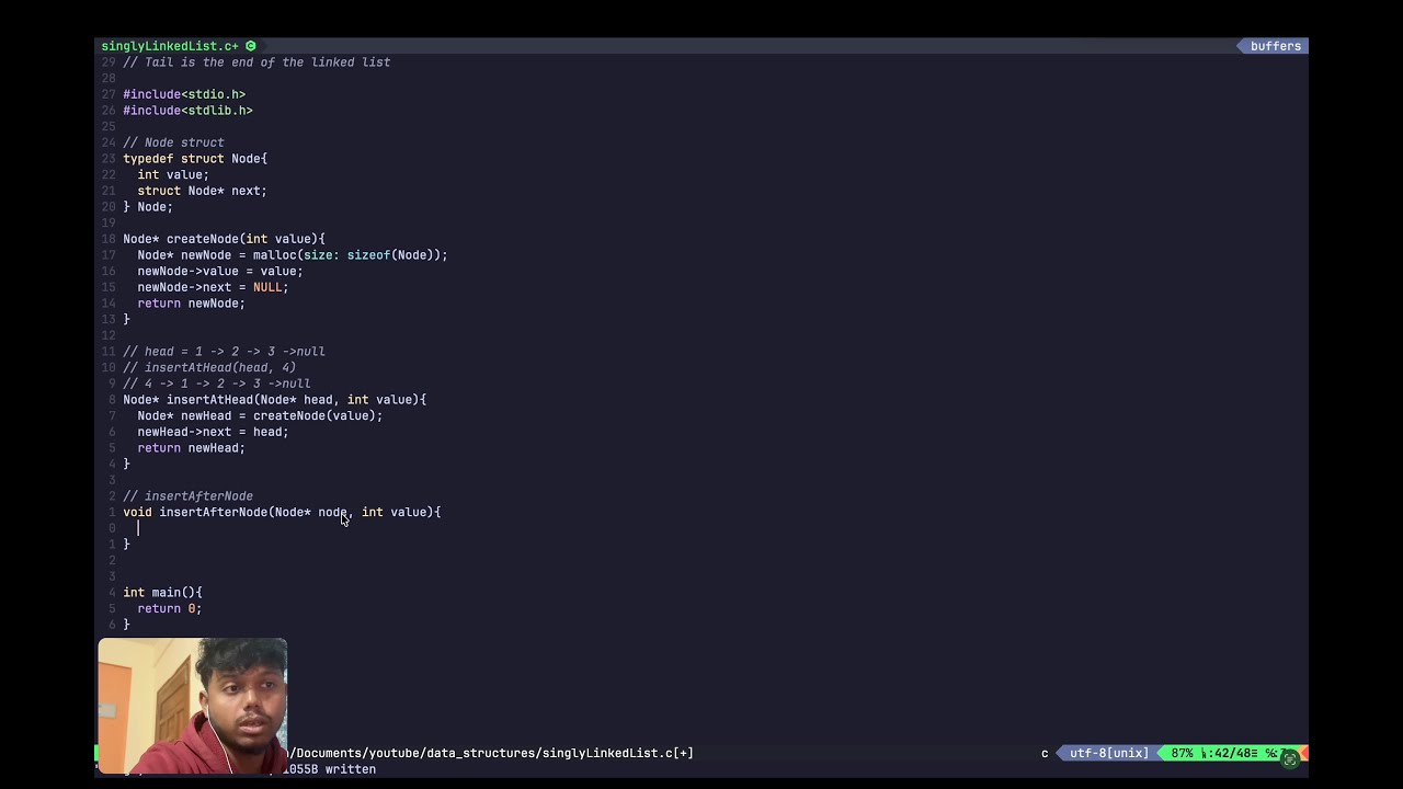 Linked List From Scratch in C | Pointers, Memory & Insert/Delete Explained