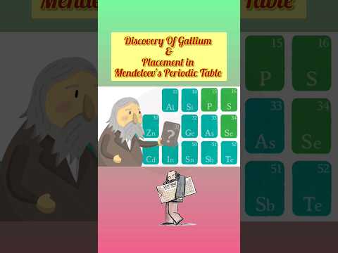 Discovery Of Gallium #story #periodictable #shorts #chemisrty