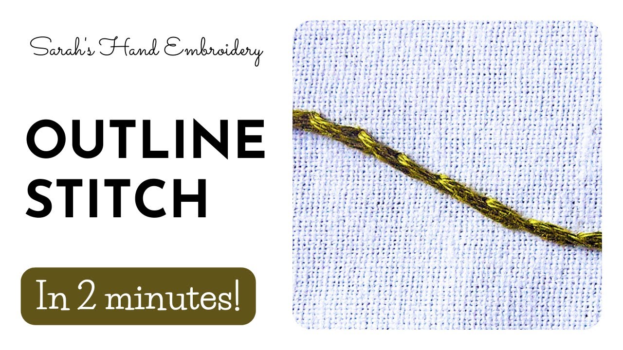 Video Library of Hand Embroidery Stitches - Sarah's Hand Embroidery