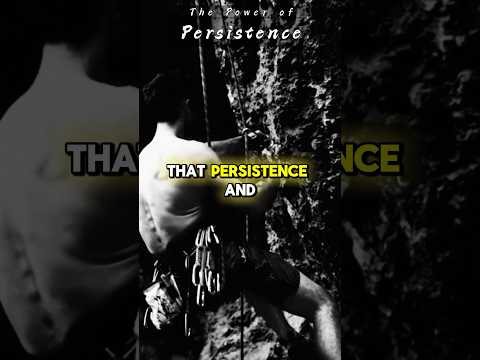 The Power of Persistence #Success #Perseverance #Motivation #Persistence #Resilience