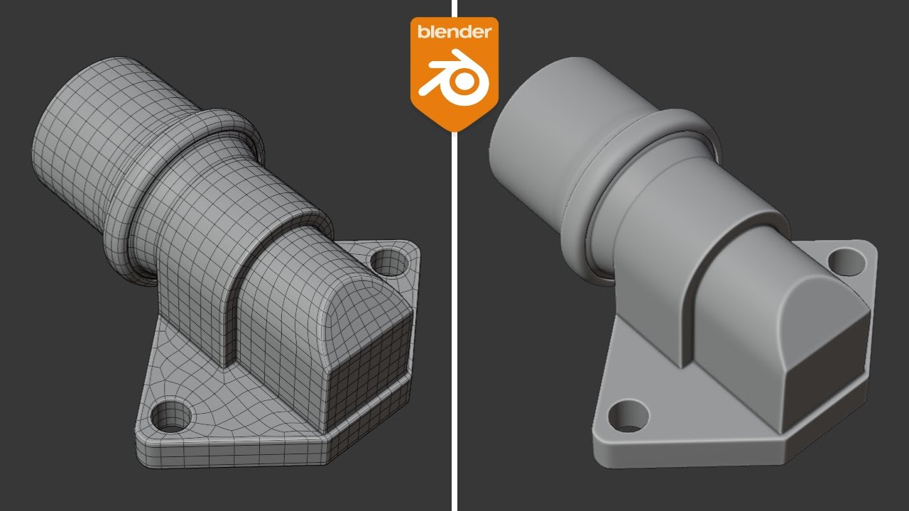 Blender Practice: Modeling a Mechanical Part
