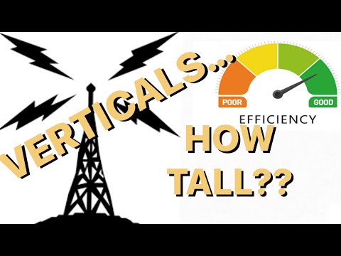 HAM RADIO: Vertical Antenna Size & Antenna Efficiency