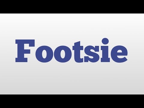 Footsie meaning and pronunciation