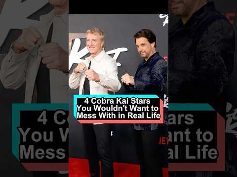 4 Cobra Kai stars you definitely wouldn't want to mess with in real life,they're true martial