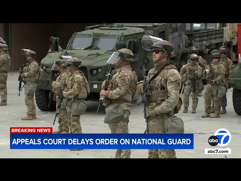 Appeals court sides with Trump, delaying order on National Guard