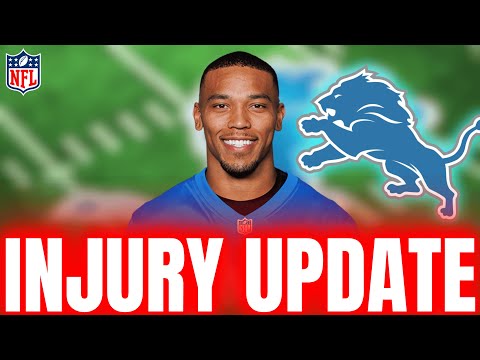 SUBSTITUTION CONFIRMED! LIONS HAVE A BIG PLAYER INJURED! DETROIT LIONS NEWS