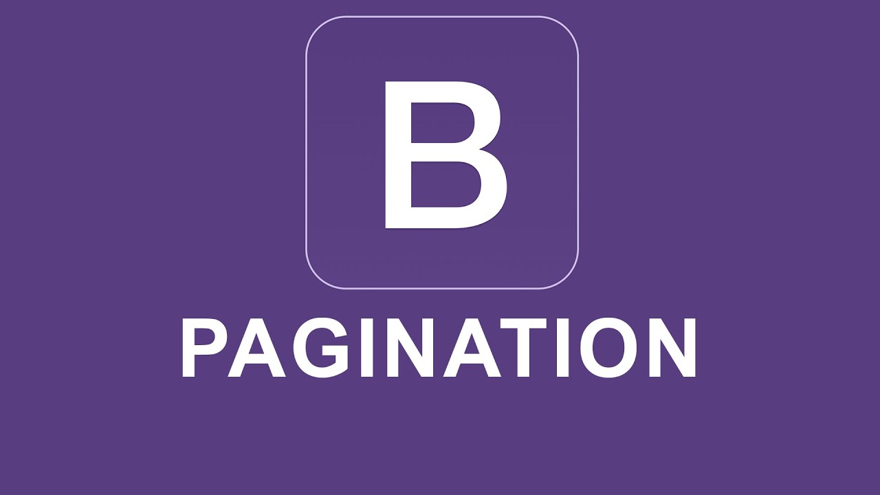 Bootstrap 4 Tutorial 42 - Pagination