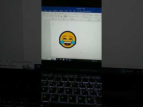 Cute laughing emoji shortcut key in Ms Word #computer #msoffice #shortcutkeys #msword #shorts