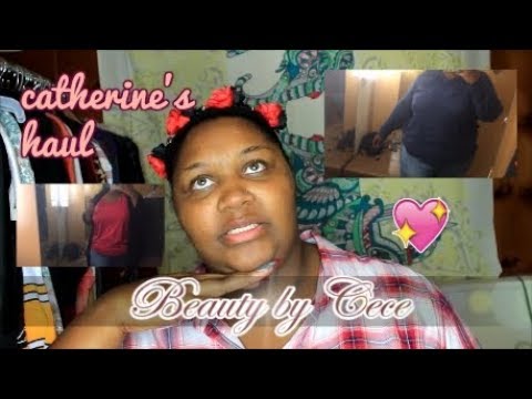 In The Dressing Room @ CATHERINE'S and ANOUNCEMENT😱💘| Plus Size Try On Haul|BeautybyCeCe