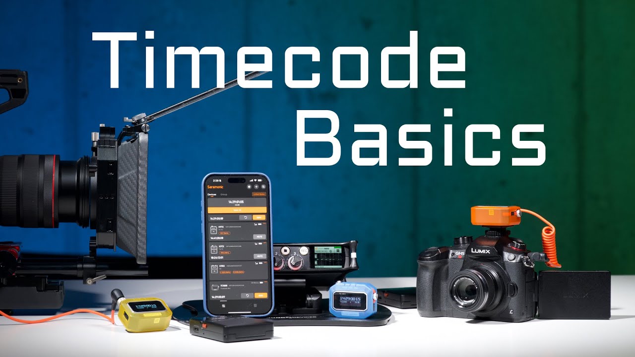 Timecode basics for audio & video sync