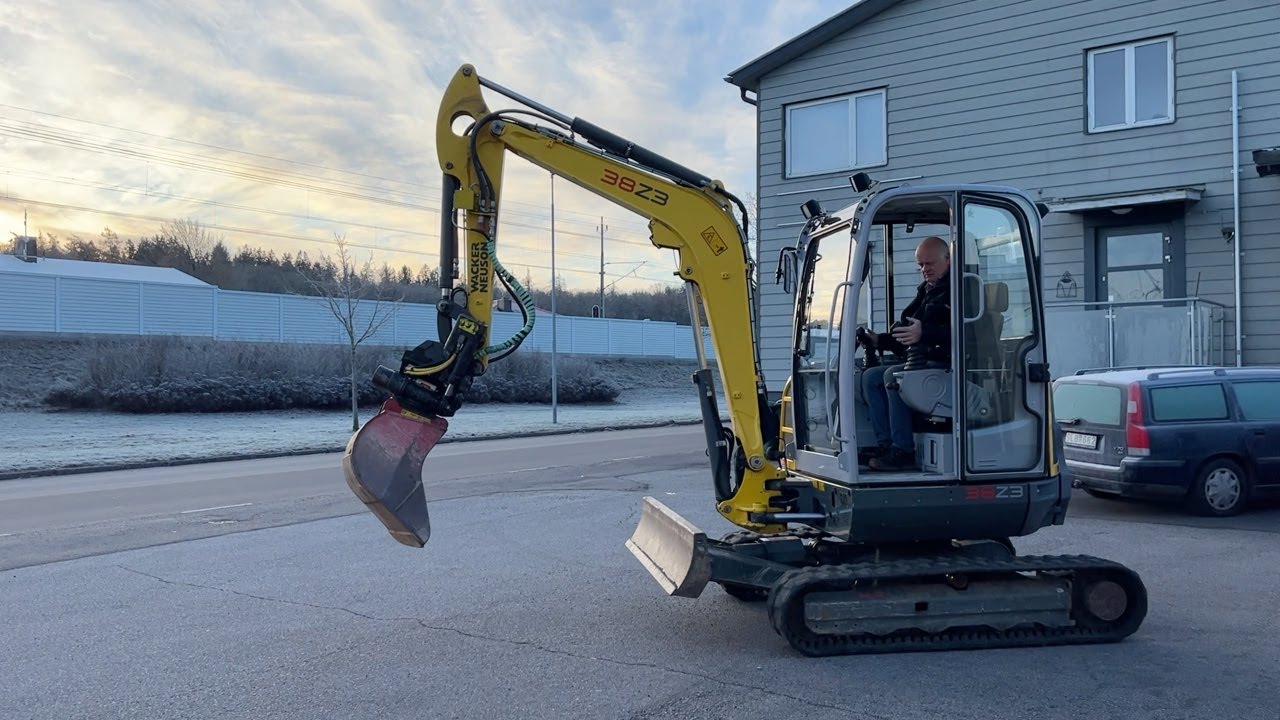 Grävmaskin Wacker Neuson 38Z3, Motala,