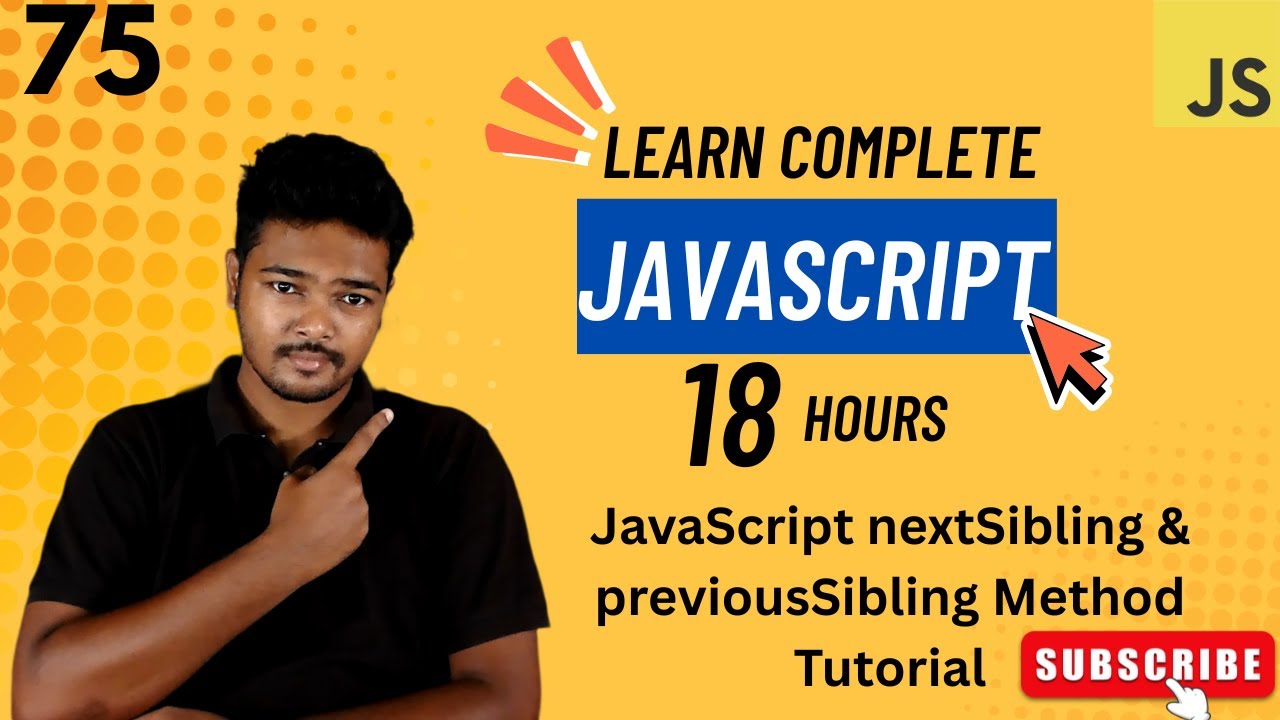 JavaScript nextSibling & previousSibling Method Tutorial