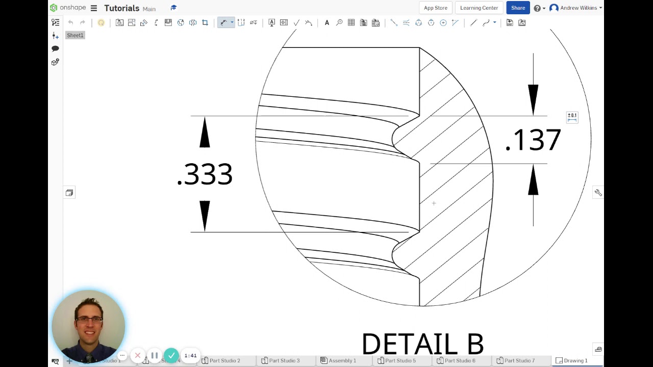 Onshape Tutorials - Detail View