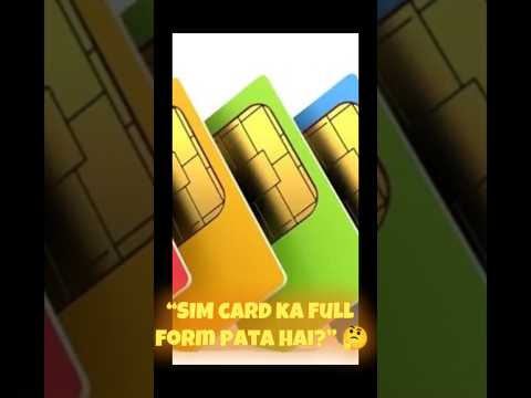 SIM Card Full Form | Shocking Truth About Your SIM!#SIMcardFacts #TechMythBusted #1MinuteGyaan
