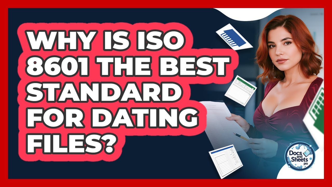 Why Is ISO 8601 The Best Standard For Dating Files? - Docs and Sheets Pro