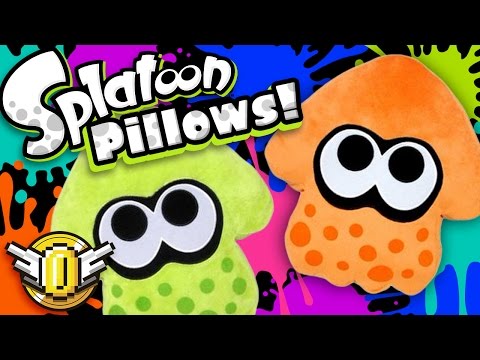 Splatoon Squid Plush Pillows Review + More Nintendo Product Discussion - Super Coin Crew