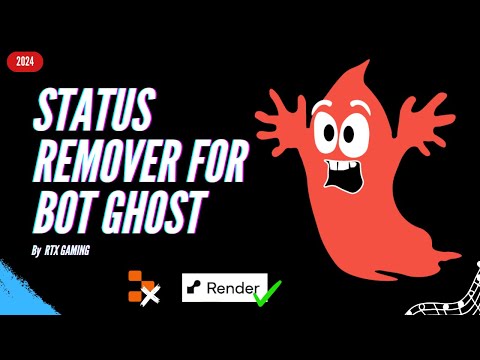 How to remove Bot Ghost Status for free | 24/7 Host | 2024