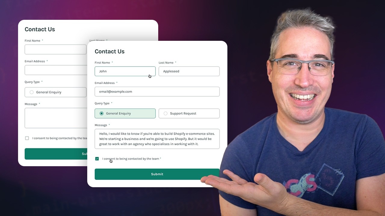 A deceptively complex form / HTML & CSS / Frontend Mentor