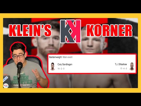 EVAN GIVES A DEEP DIVE INTO THIS WEEKEND'S UFC CARD - KLEIN'S KORNER (7/22) - EPISODE 032 CLIP