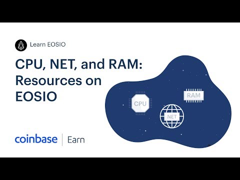 Coinbase Earn: CPU, NET, and RAM: Resources on EOSIO (Lesson 4 of 5)