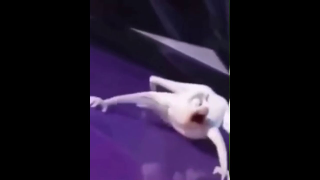 That one Despicable Me 3 impaled meme I found in a perfectly cut scream compilation (zoomed ver)