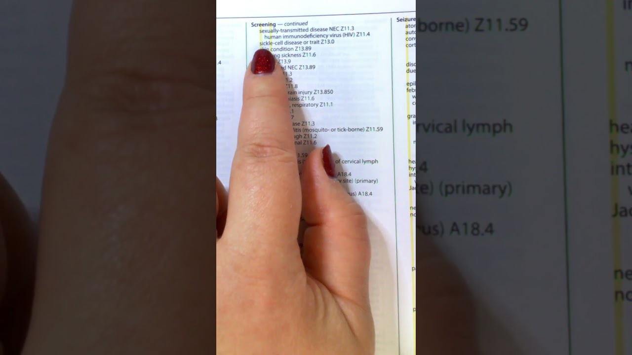 Medical Coding Demonstration - ICD-10-CM Basic Code Search for Screening Code #medicalcoding