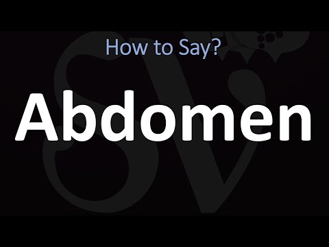 How to Pronounce Abdomen? (CORRECTLY)