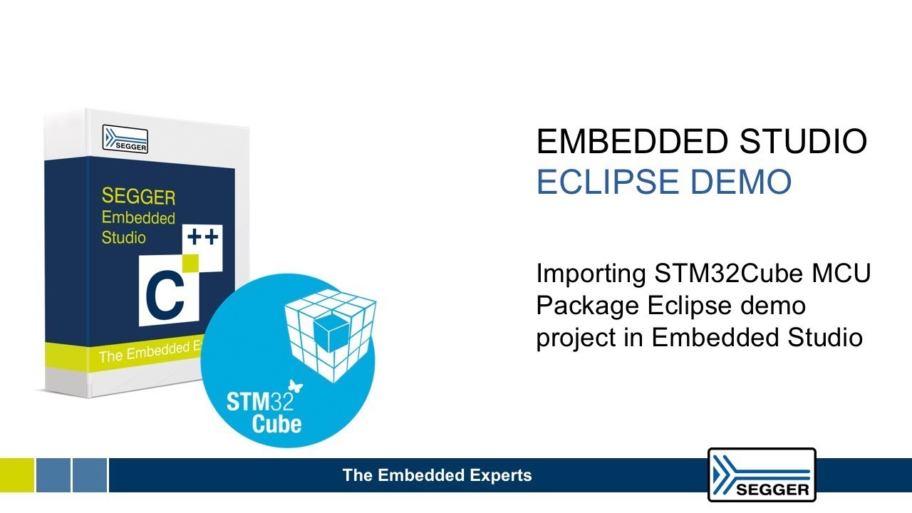 STM32Cube MCU Package Eclipse projects and Embedded Studio