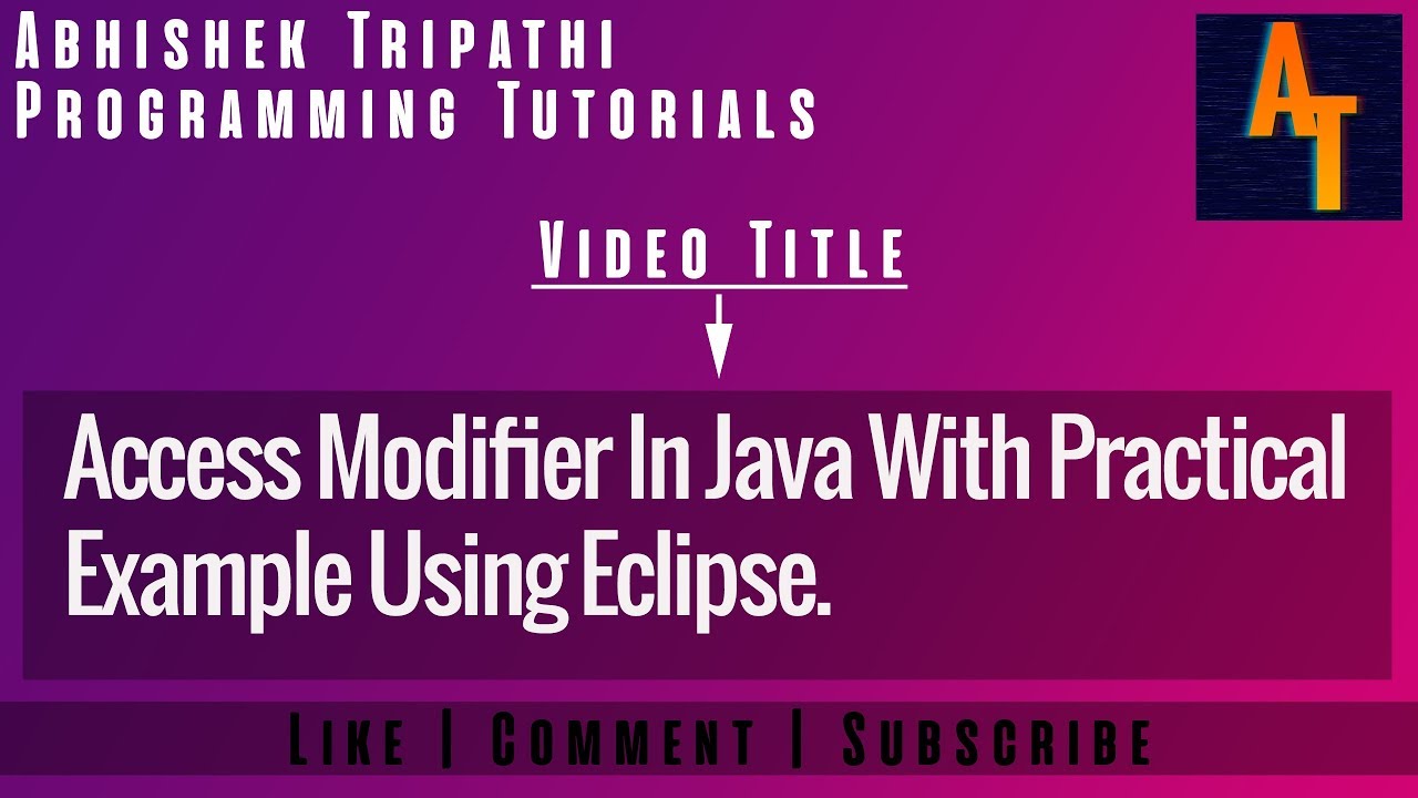 Access Modifier In Java Part-39 # Java Tutorials