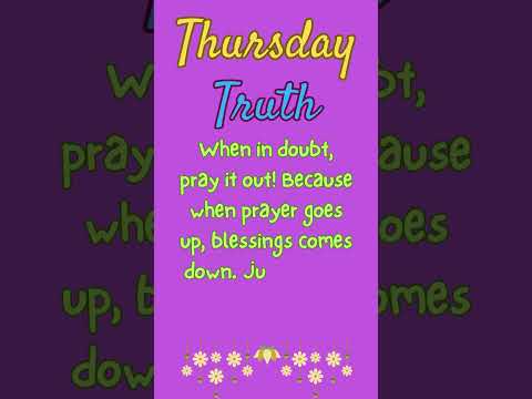 Thursday Truths / Motivational / Inspirational Quotes / Quote of the Day