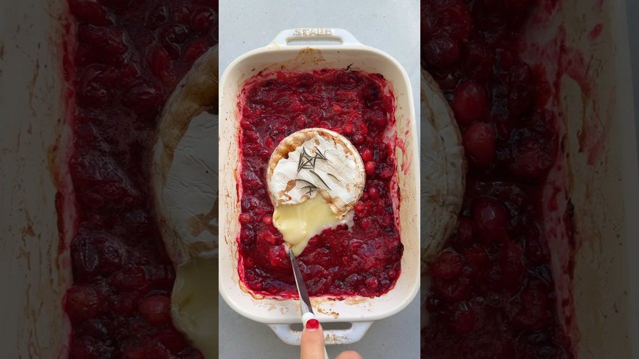 Baked Brie & Cranberry | FeelGoodFoodie