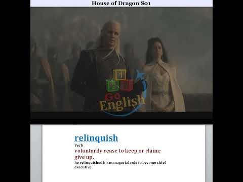 Relinquish - Meaning, Pronunciation, Usage | Learn English with TV Shows - Wednesday