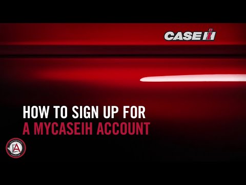 FieldOps How to Sign up For a MyCaseIH Account