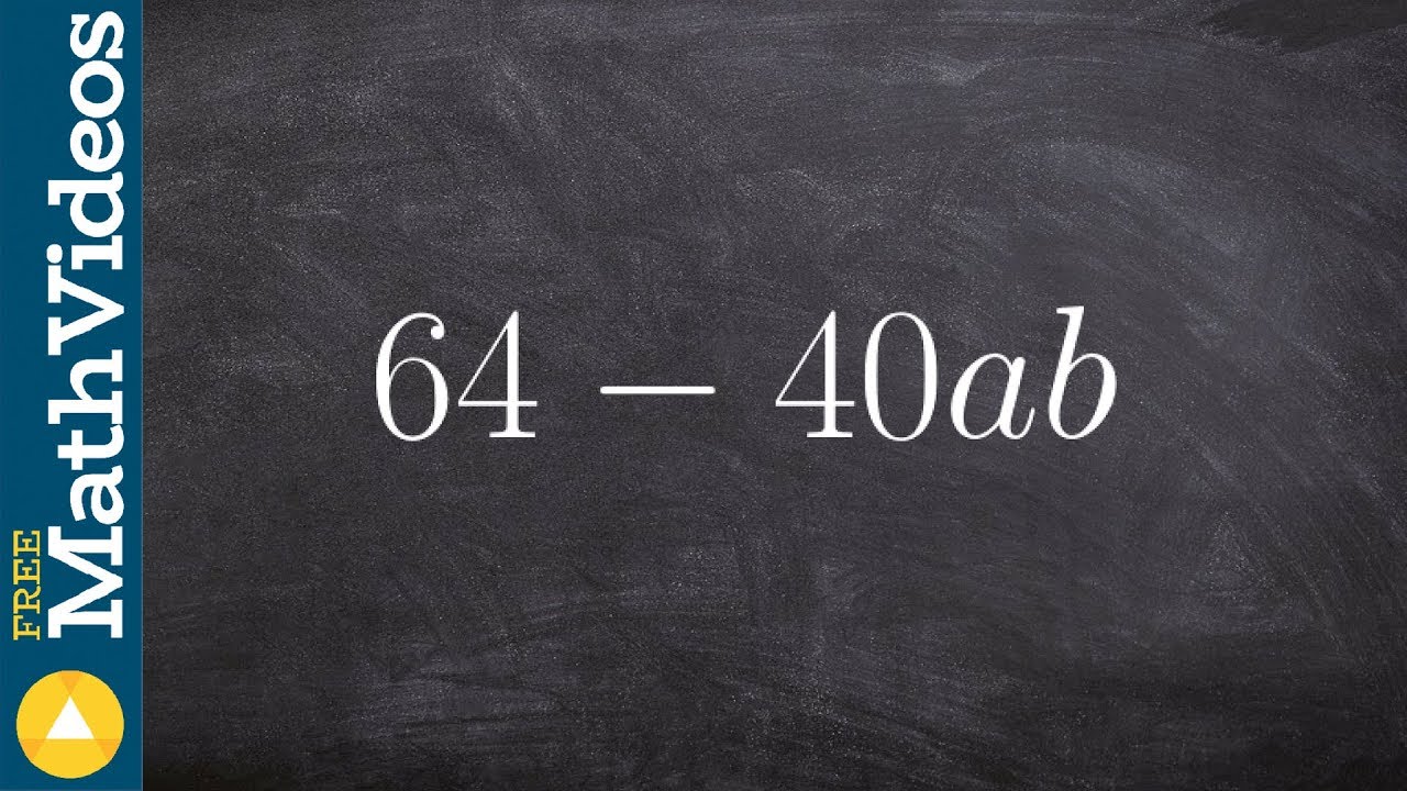 Factoring using distributive property