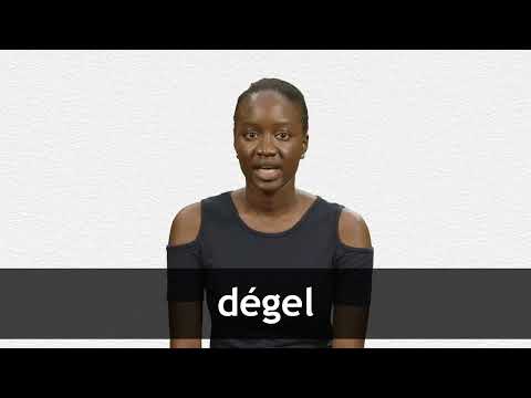 English Translation of “DÉGEL” | Collins French-English Dictionary