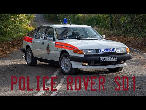 YouTuber Takes a Ride in Very Rare 1986 Rover SD1 Police Car ...