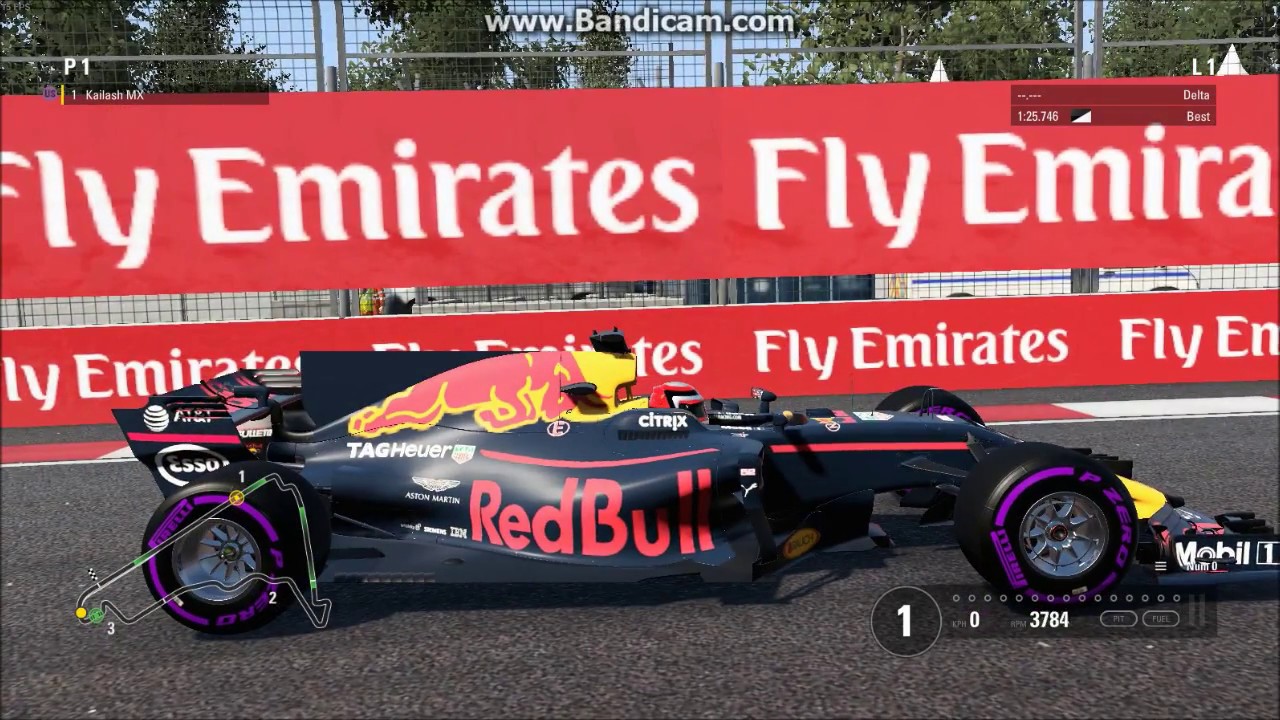 F1 2017- Car Test Drive- Red Bull Racing-Tag Heuer RB13