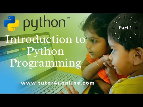 Introduction to Python Programming | Part 1 #tutor4uonline #python #programming #introductionPython