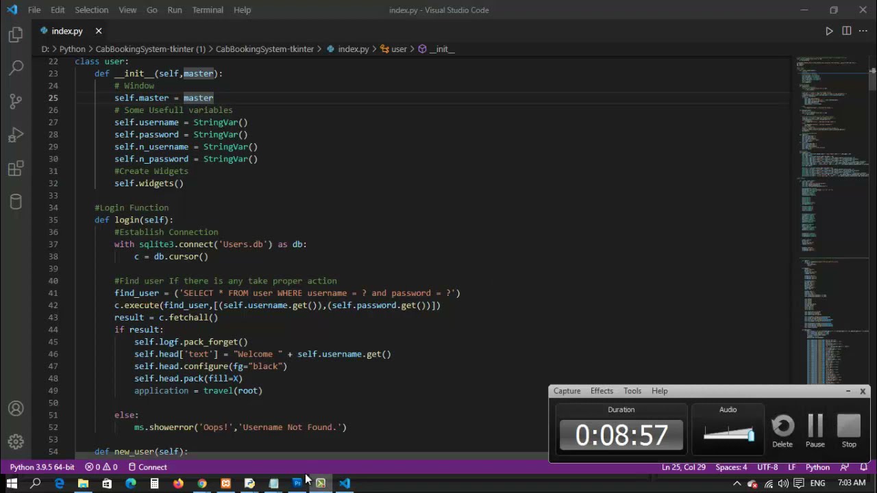 Car Booking System in Python with Source Code 2021 | Cab Booking System in Python
