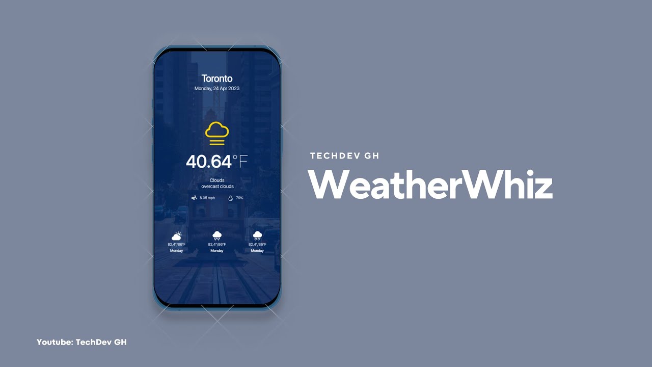 Flutter Weather App Tutorial - Speedcoding