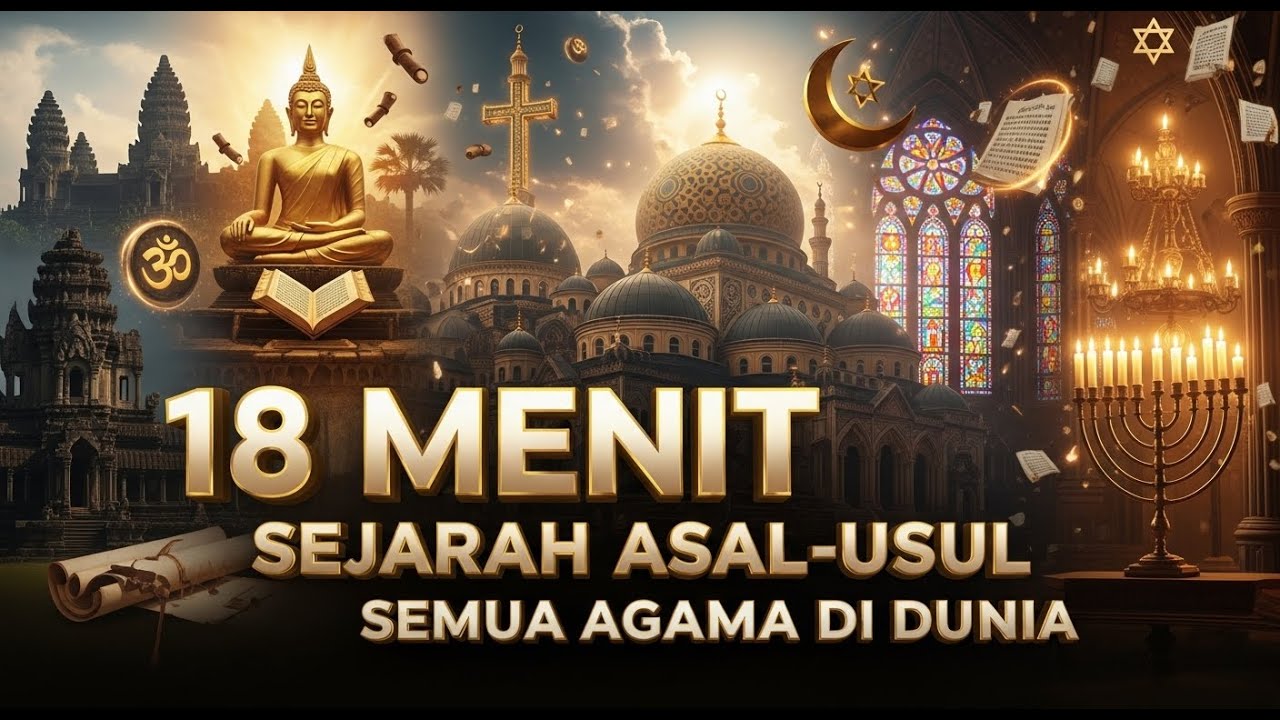 18 Menit Menelusuri Asal Usul Semua Agama di Dunia