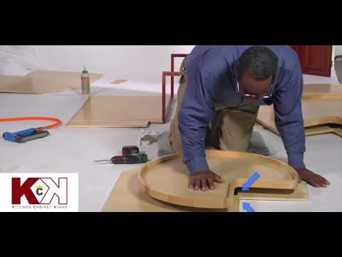 Lazy Susan Kit Assembly Instructions from Kitchen Cabinet Kings (USCD)